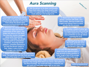 [Infographic] Aura Scanning – Reiki Rays
